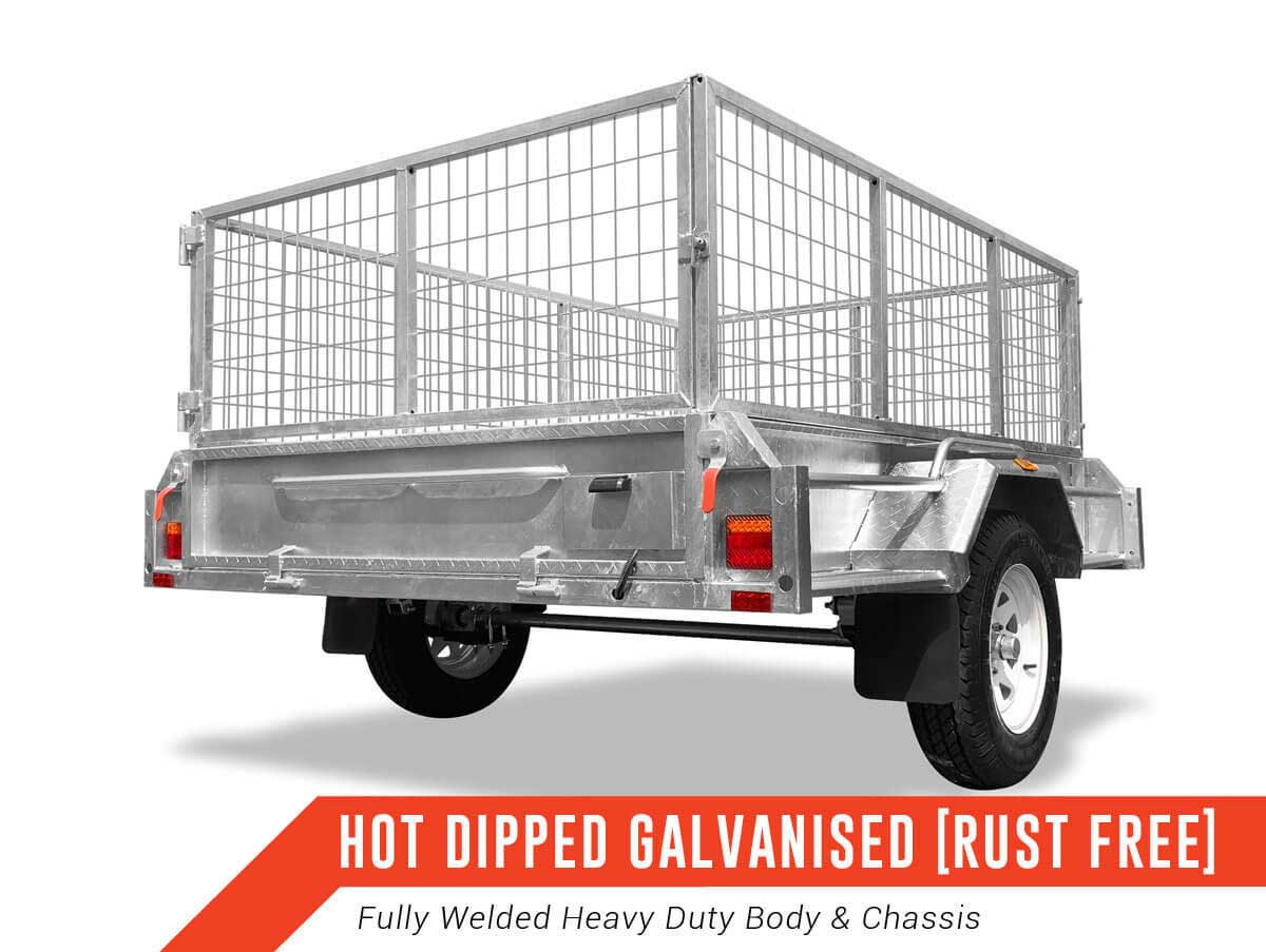 6×4 Premium Box Trailer (Fully Welded) - Rockhampton Marine